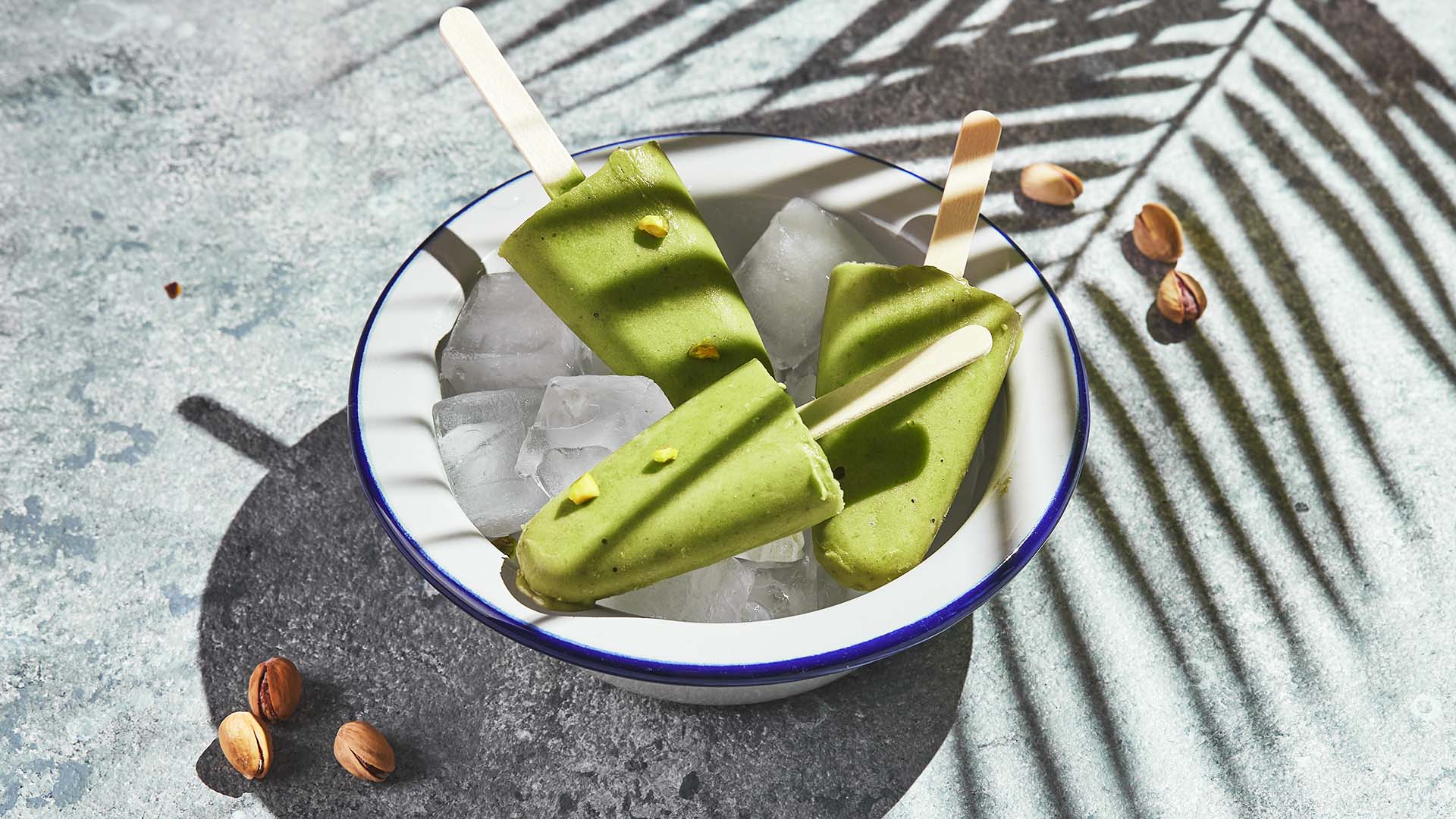 Pistachio Protein Popsicles (Ve) – DR.VEGAN