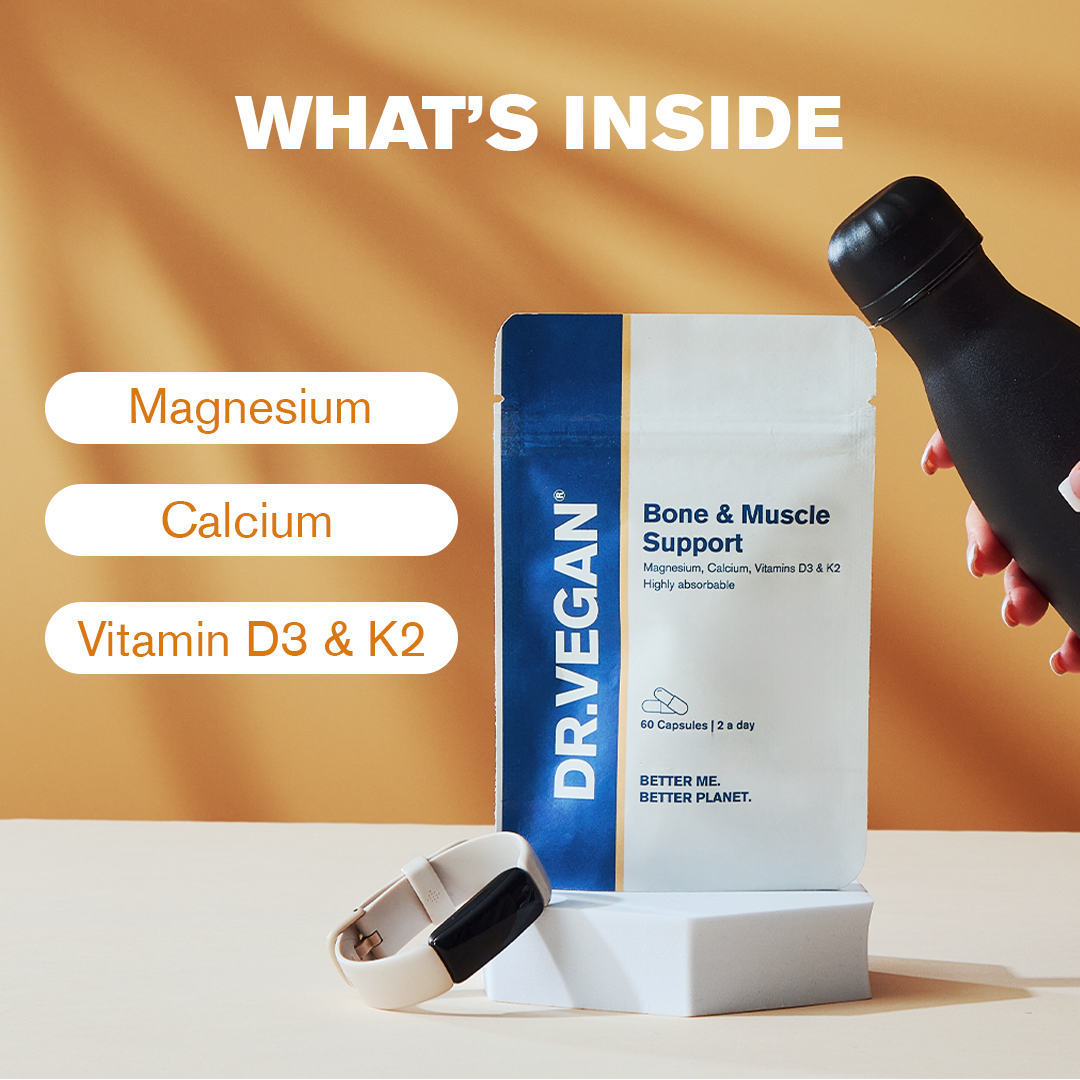 Vitamins for Bones & Muscle | Muscle Support – DR.VEGAN