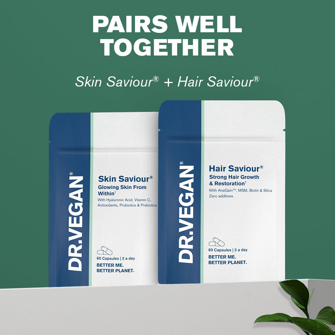 Hair Saviour® | Vegan Hair Supplement for Growth & Thickness – DR.VEGAN