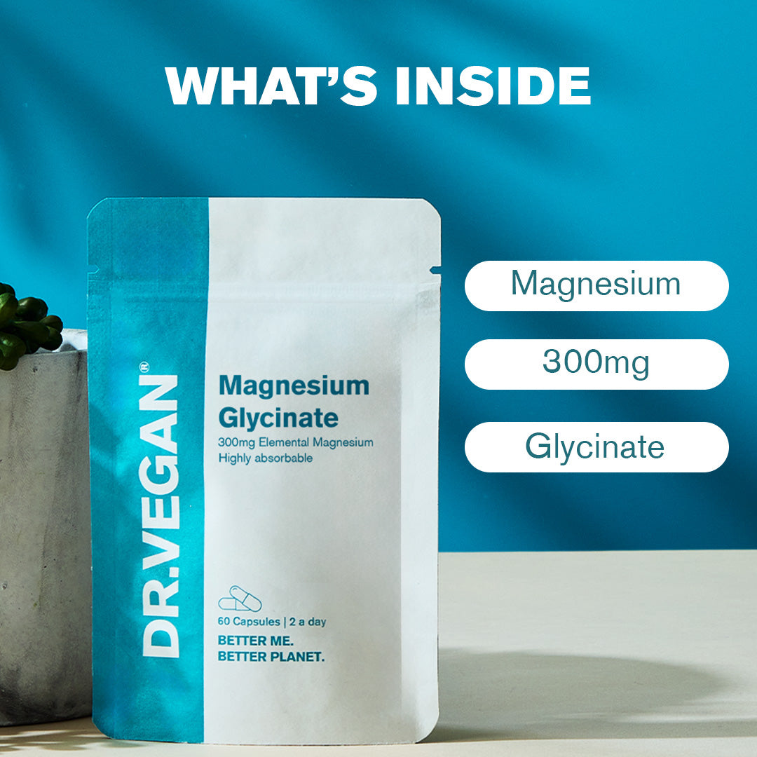 Magnesium Glycinate 1500mg | Vegan Magnesium Supplement – DR.VEGAN
